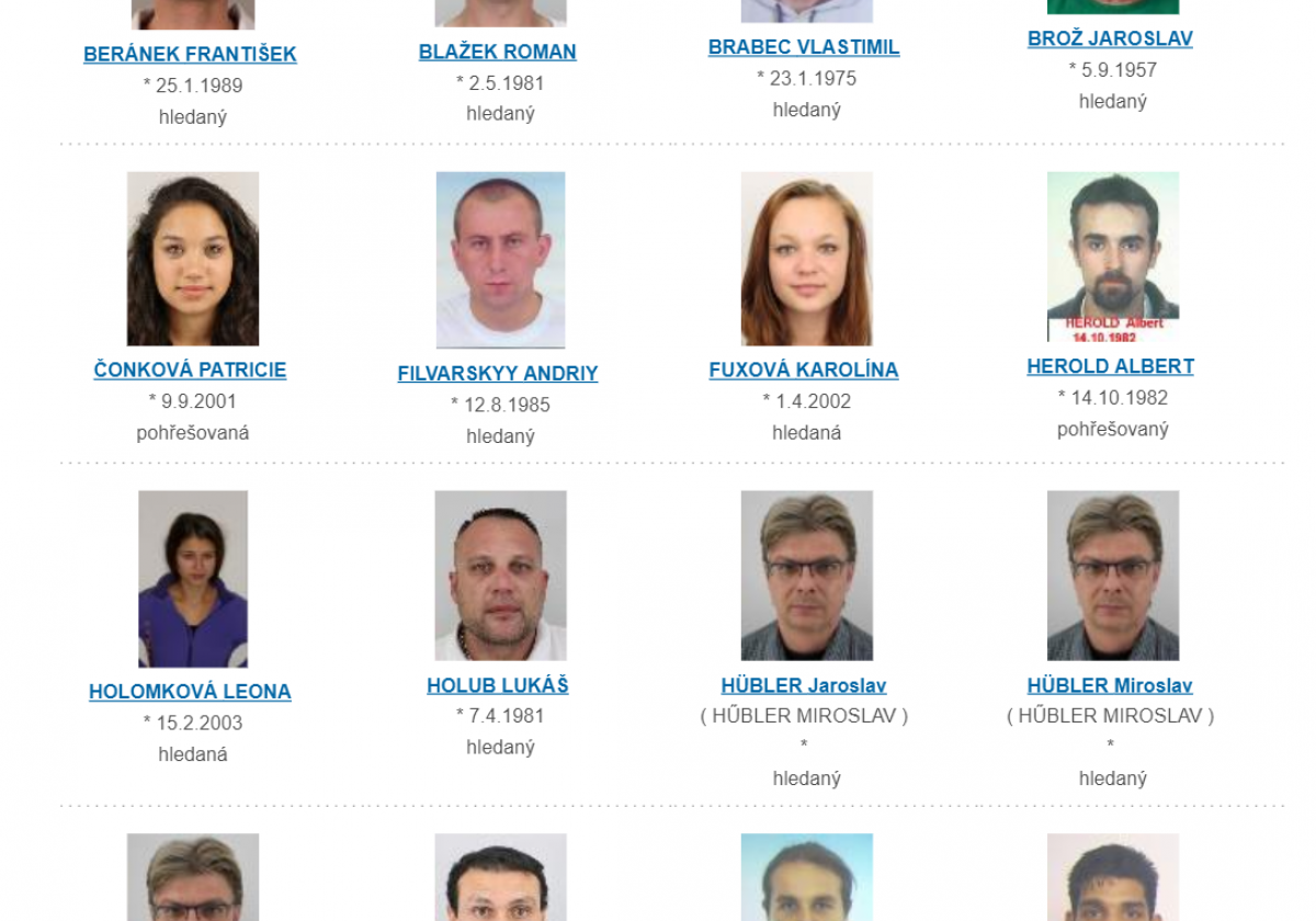 Policie na jihu Moravy hledá 673 lidí, z toho 34 dětí z ústavů - Brňan