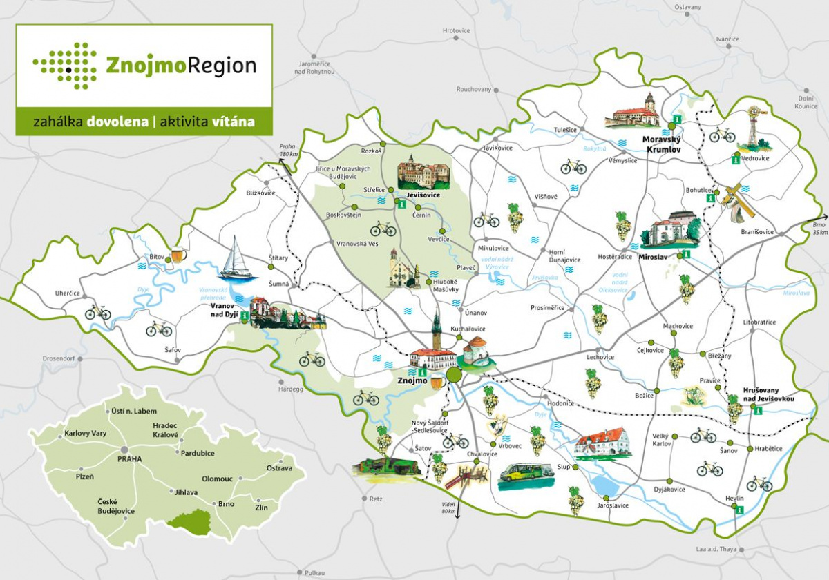 Znojemsko se už v těchto dnech otevírá pro turisty - Brňan